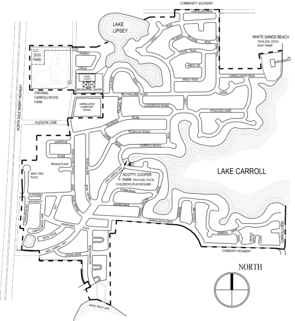 Boundary Map – Original Carrollwood